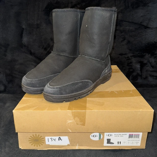 UGG MEN'S ULTRA Short 5220 Winter Boots Slip On Lined Size 11 £129.80 ...