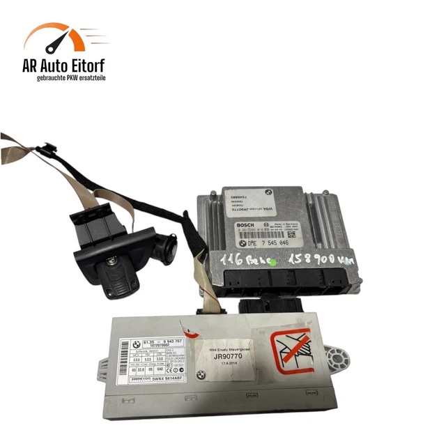 BMW E81 E82 E84 E87 E90 E91 E92 E93 N45 Motorsteuergerät Set ECU DME 7545046 EUR 79,99 - PicClick DE