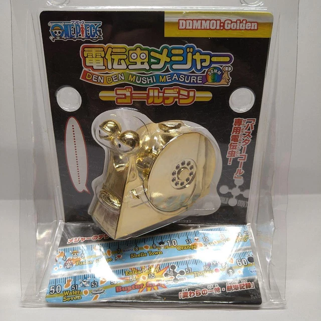 FIGURINE ONE PIECE Golden Den Mushi Snail Major dédiée Buster Call ...