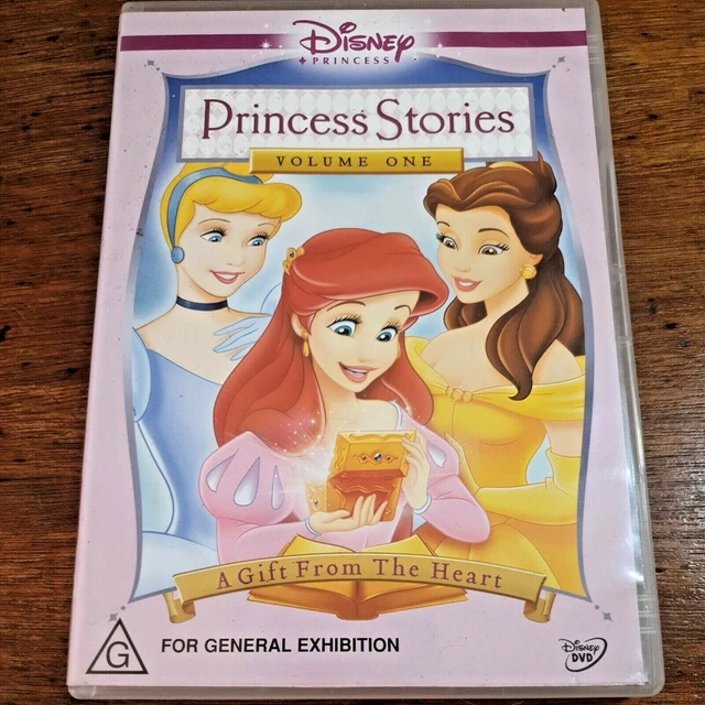 DISNEY PRINCESS STORIES Volume One DVD Gift from the heart R4 LIKE NEW ...