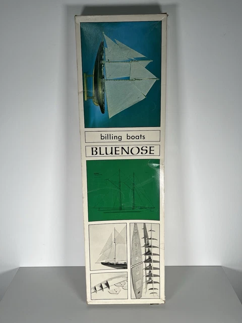 BILLING BOATS BLUENOSE Model Kit Wooden Vintage No 452 Sail Kit *Spares ...