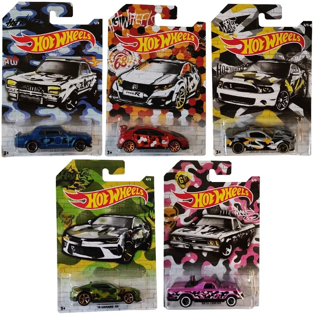 MATTEL HOT WHEELS sports car classic racing car models in 1:64 scale ...