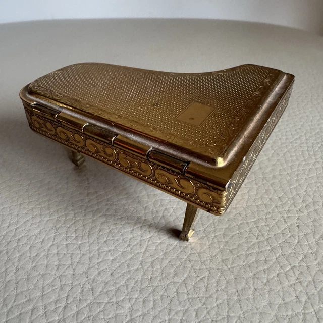 VINTAGE POWDER COMPACT Pygmalion Sonata Grand Piano 1950s sifter ...