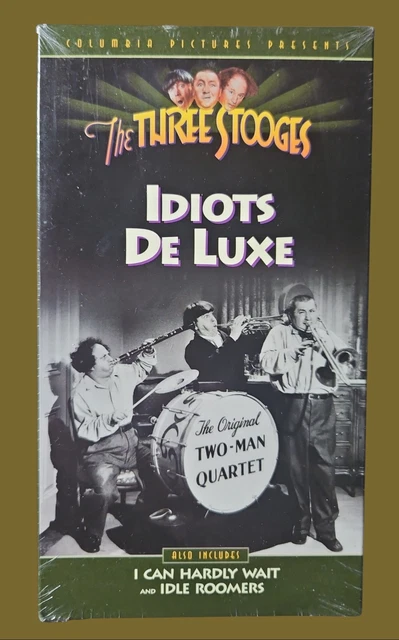 THE THREE STOOGES - Idiots De Luxe (VHS 1993) Slapstick Comedy £8.84 ...