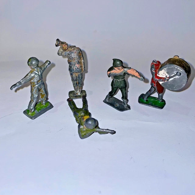 VINTAGE BRITAINS/CRESCENT LEAD Cast figures Robin Hood Soldiers ...