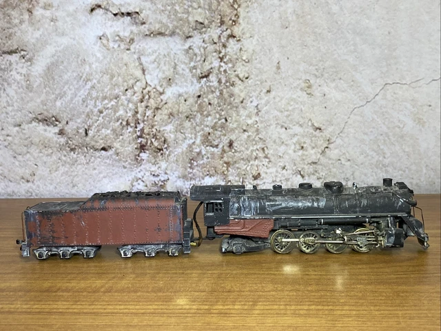 1950S MANTUA HO MIKADO STEAM LOCOMOTIVE & Tender for restoration E2 $56 ...