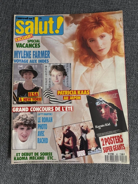 SALUT N*46 1989 Mylène Farmer Patricia Kaas Elsa EUR 11,90 - PicClick FR