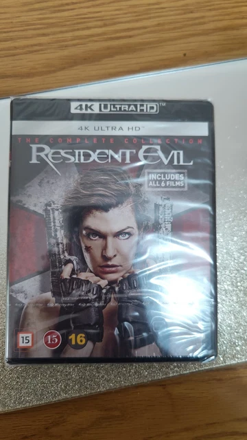 RESIDENT EVIL 4K Complete collection All 6 Films Brand New Sealed Box ...
