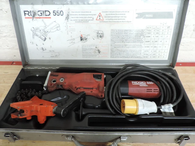 RIDGID 550 RECIPROCATING Saw 110 Volt Pipe Saw £250 + Vat Ref 2327 £299 ...