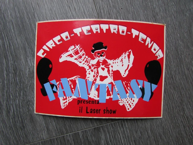 CIRCO TEATRO TENOA Fantasy Circus Theatre Light Show Unused Sticker £8. ...
