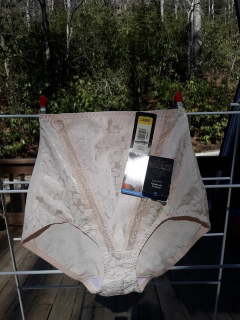 VINTAGE PLAYTEX SECRETS Full Brief Panty Moderate Control 2635 Large ...