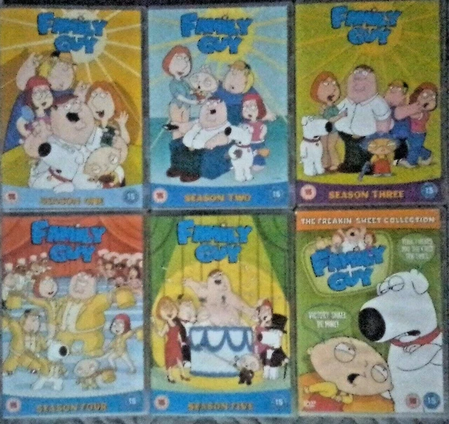 FAMILY GUY FULL Season 1,2,3,4+5 DVD's And The Freakin' Sweet ...