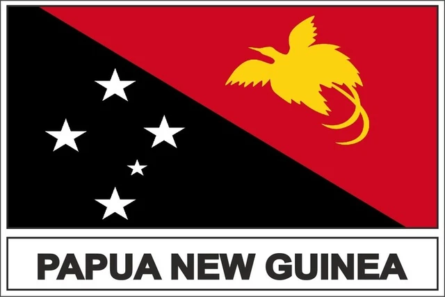 STICKER FLAG VINYL country PNG papua new guinea $7.40 - PicClick AU