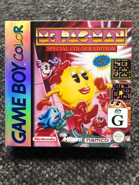 MS PAC-MAN ~ Nintendo Gameboy Color ~ Like New Ex-Shop Stock Cib ...