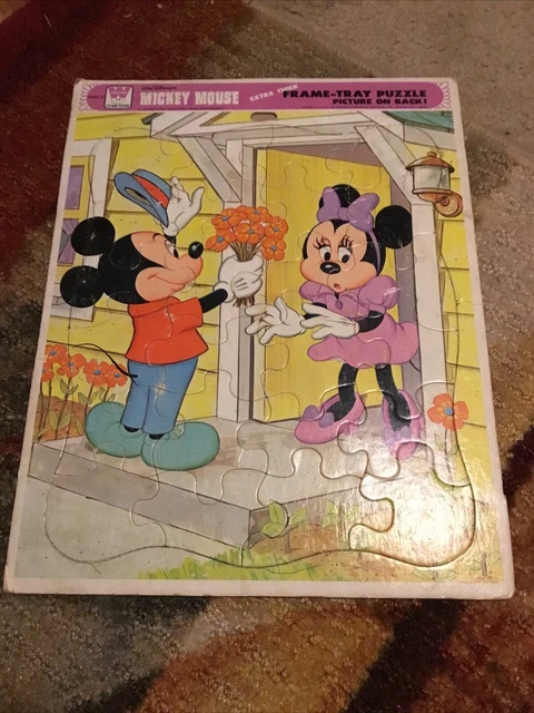 DISNEY'S MICKEY MOUSE and Minnie -1979 - Frame-tray Puzzle - #4550-2D ...