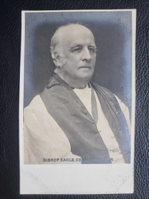 EXETER DEVON REAL Photo Postcard C1910 Bishop Earle Dean Famous Local ...