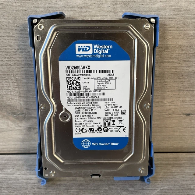 WESTERN DIGITAL WD2500AAKX Caviar Blue 250GB 72000RPM 16MB 3.5 ...