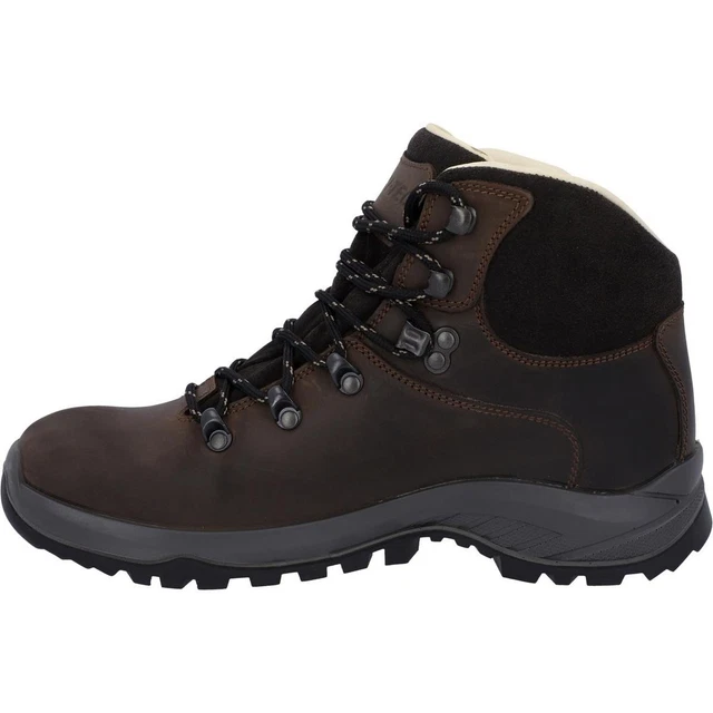 HI TEC RAVINE Pro Boots Brown Soft padded collar with leather lining ...
