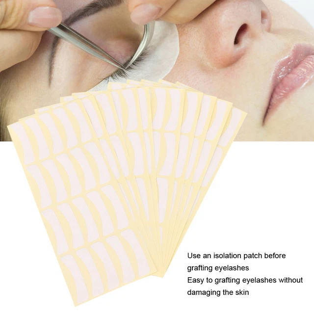 500 PAIRES PROFESSIONAL Eyelash Extension Upper Under Eyelash Isolation ...
