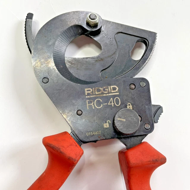 RIDGID 54288 RC-40 Ratchet Action Cutters Max. Cable Size: 1.5” 40 mm ...