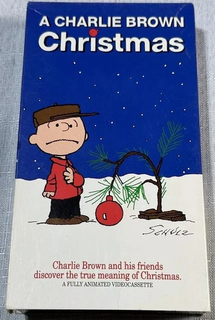 A CHARLIE BROWN Christmas (1965 VHS) United Feature Syndicate (Shell ...