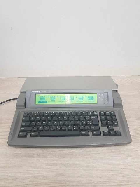 SHARP FONT WRITER FW-550 Word Processor Electronic Typewriter 2DD Floppy Discs £69.99 - PicClick UK