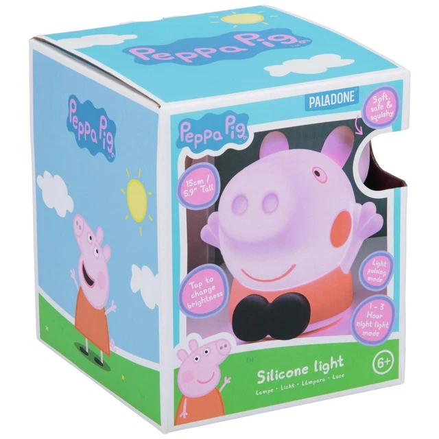 PEPPA PIG LED Night Light Kids Silicone Lamp Pink Novelty Bedroom ...