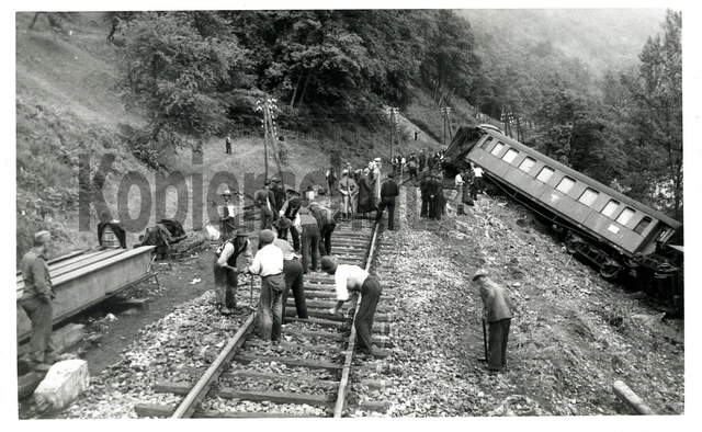 DAMPFLOK FOTO - DRB 38 412x Unfall bei Lichtenwald, Juli 1943 EUR 12,80 ...