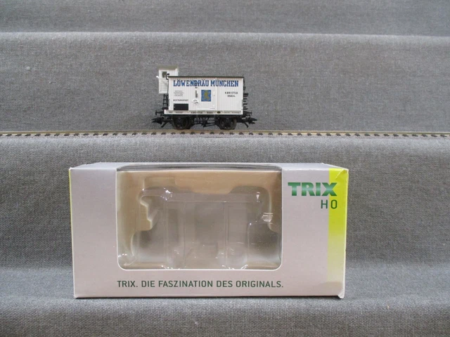 TRIX 24102 GÜTERWAGEN Bierwagen Löwenbräu KBayStsB [H0, DC] in OVP EUR ...