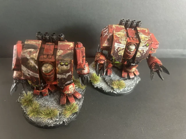 WARHAMMER 40K SPACE Marine Box Dreadnought X2 Horus Heresy Blood Angels ...