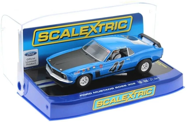 SCALEXTRIC C3613 1969 Ford Mustang Trans Am Boss 302 slot Car 1/32 DPR ...