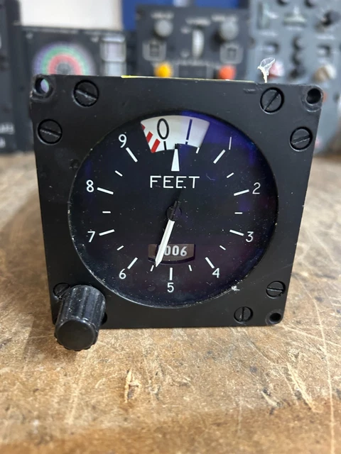 RAF AIRCRAFT RAF Lynx Altimeter Feet Indicator 6610-99-640-3324 (5) £20 ...