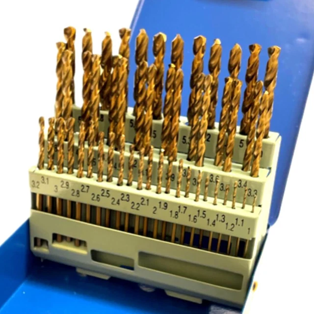 RENNIE TOOL COMPANY Set di punte da trapano in cobalto 1-6 mm HSS con ...