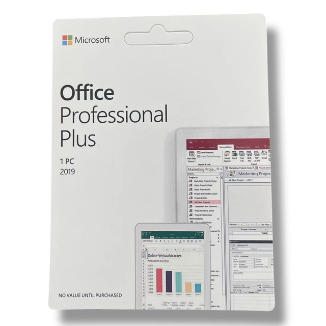 MICROSOFT OFFICE PRO Plus Professional 2019 Lifetime Program 1 PC $41. ...