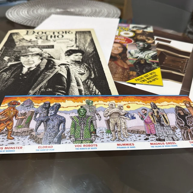 DOCTOR WHO MONTHLY Issue 550 Magazine New Condition Dr Includes Extras ...
