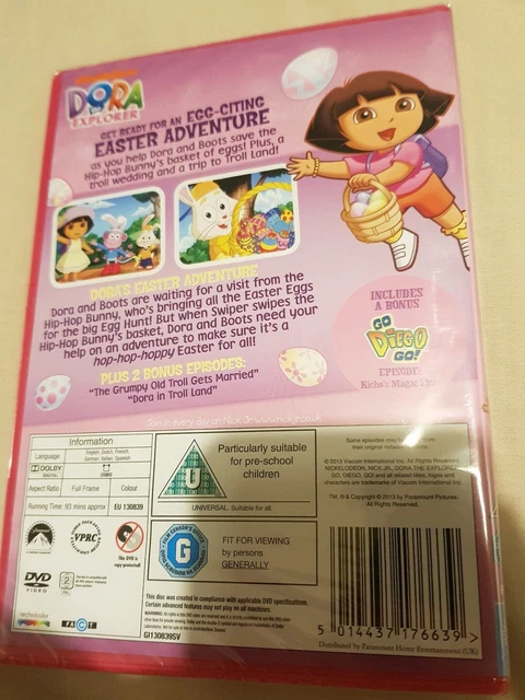 DORA THE EXPLORER: Dora's Easter Adventure DVD £3.96 - PicClick UK