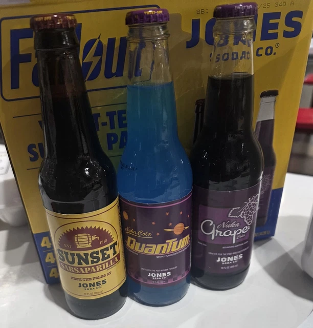 LIMITED EDITION: FALLOUT jones soda co. vault-tec supply pack 3 bottles ...