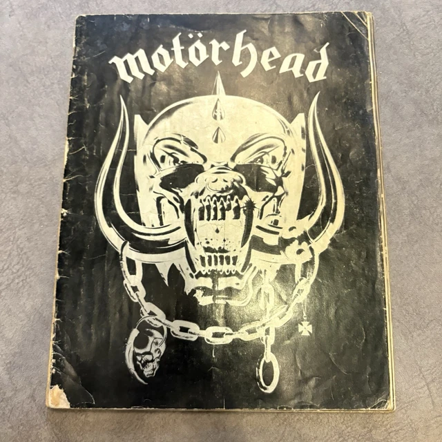 MOTORHEAD - ALL about being loud - Original 1978 concert tour programme ...
