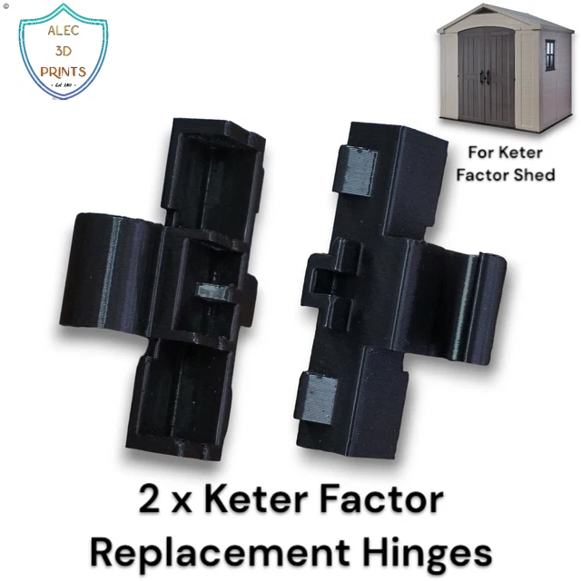 KETER FACTOR HINGES Hinge Replacement Spare Part Garden Storage Unit ...