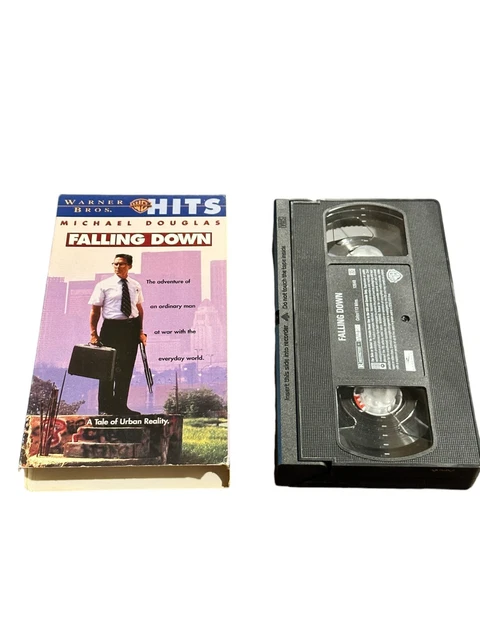 FALLING DOWN VHS Michael Douglas Warner Bros Hits 1993 £9.06 - PicClick UK