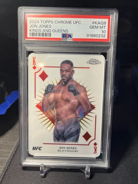 2024 TOPPS CHROME Ufc Jon Jones Kings And Queens Case Hit Psa 10 💎 Gem ...
