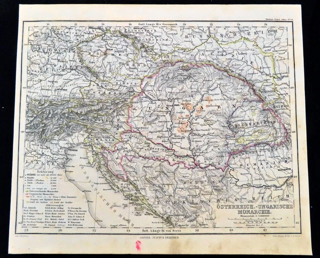 Austro hungarian empire map 1867