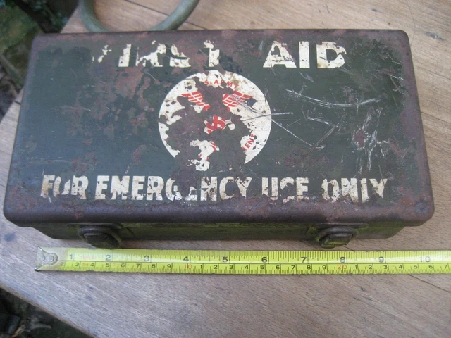 WW2 WILLYS JEEP Ford GPW First Aid box, military vehicle £56.00 ...