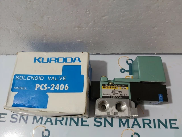 KURODA PCS-2406 SOLENOID Valve Pcs-2406-02-10Cz £196.10 - PicClick UK