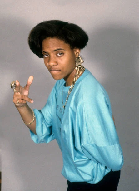 RAPPER MC LYTE appears in a portrait taken on May 5, 1989 in New - Old ...