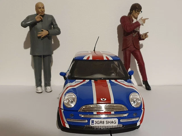VOITURE MINIATURE ÉCHELLE1/18 Solido Shag Mini Cooper Austin Power EUR ...
