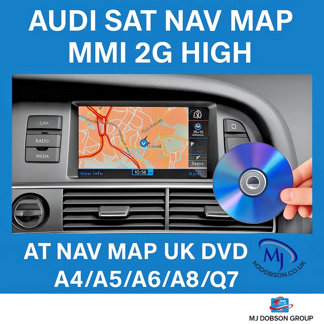 AUDI A4/A5/A6/A7/A8 NAVIGATION Map MMI 2G High A4/A5/A6/A7/A8/Q7 £14.00 ...