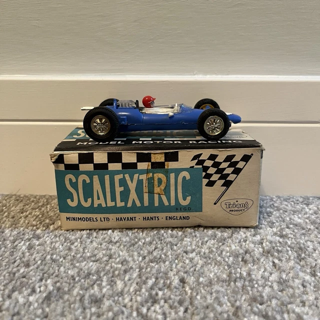 TRIANG SCALEXTRIC BLUE Lotus 2 Boxed MM/C82 Vintage Original Slot Car £ ...