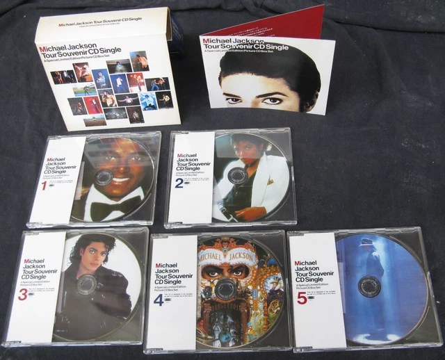 MICHAEL JACKSON COFFRET PICTURE CD Box Set Souvenir Limited Edition JAPAN 1992 EUR 59,99 ...