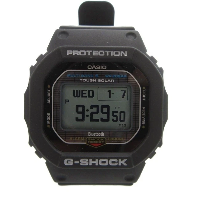 OROLOGIO CASIO G-SHOCK GW-BX5600-1JF Tough Solar Digital Black Square ...